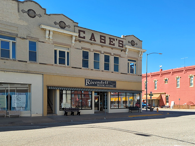 Rivendell Bookstore occupies the historic Case's building, offering literary treasures without the pretension of big-city bookshops.