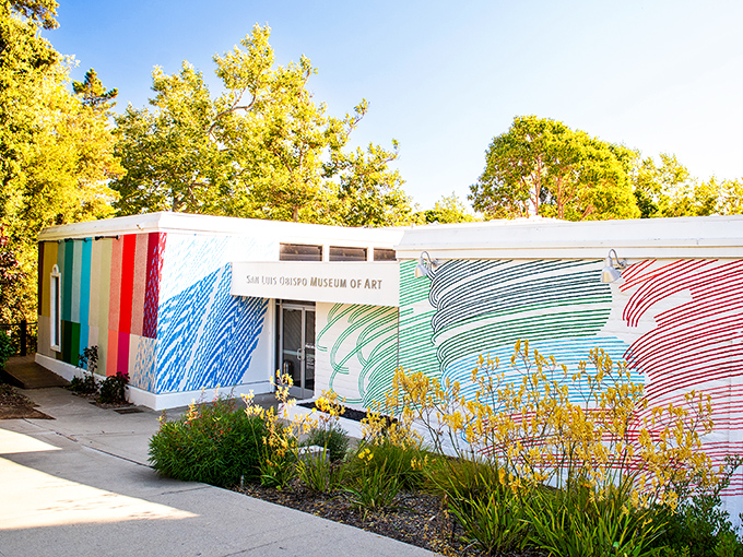 The colorfully painted Museum of Art proves SLO's cultural scene is anything but beige&mdash;unlike some retirement community walls.
