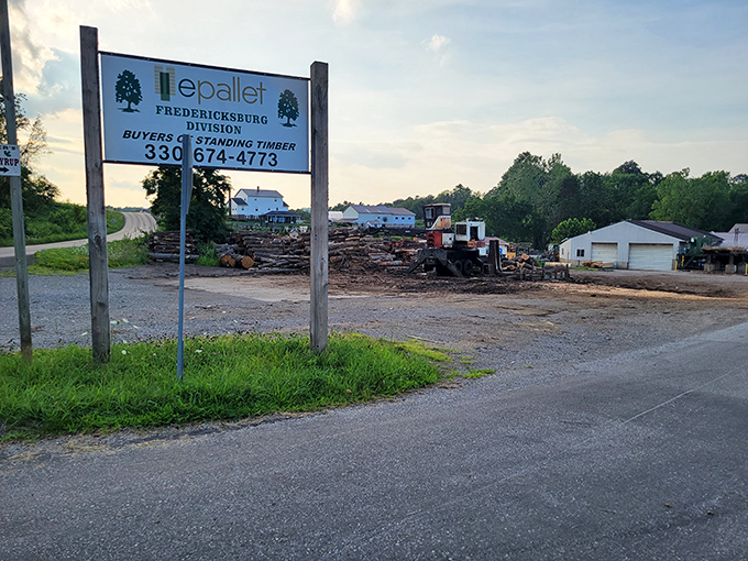 Not all businesses are agricultural &ndash; this sawmill represents the diverse enterprises that keep Amish communities economically resilient and self-sufficient.