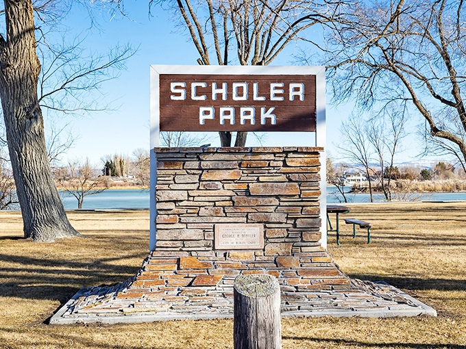 Scholer Park offers that increasingly rare commodity in America – peaceful public space where the river views come without admission fees or required purchases.