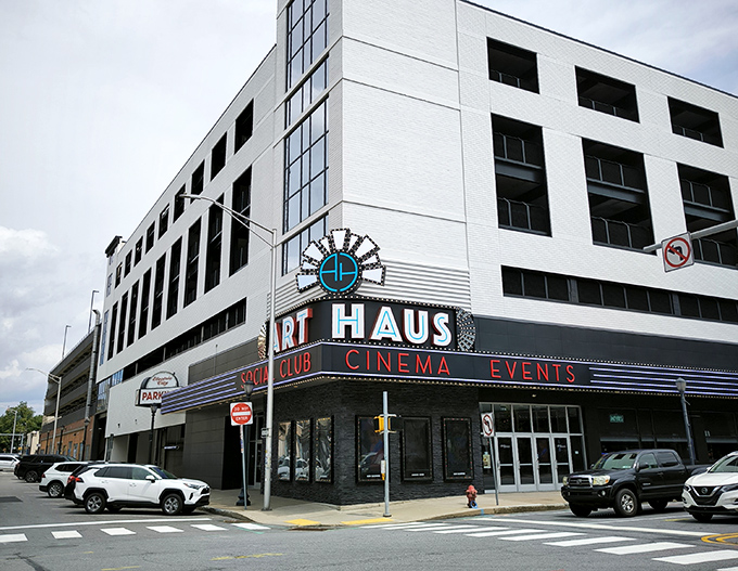 Independent cinema bringing art and culture downtown, where parking doesn't cost more than the actual tickets.