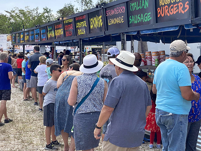 Food festivals in paradise&mdash;where the only thing better than the Gulf views is deciding between lobster rolls and fresh grouper sandwiches.