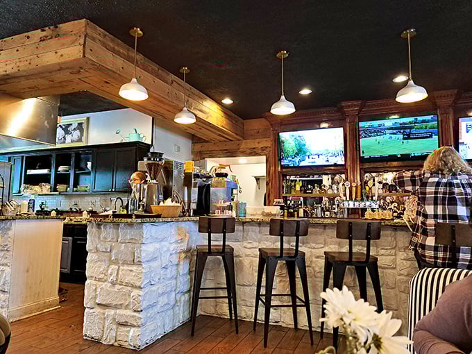 Where culinary magic happens. The open kitchen design means you can watch your meal's journey from raw ingredients to plated perfection.