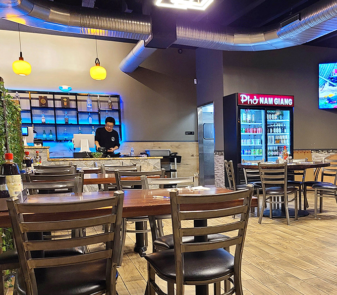 Behind that counter, culinary magic happens with the precision of a Swiss watch and the soul of a Vietnamese grandmother.