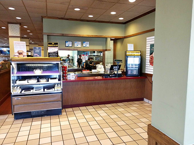 Behind the scenes magic happens here, where the staff orchestrates the comfort food symphony that keeps locals coming back decade after decade.