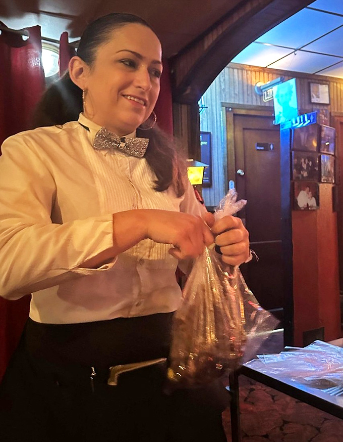 The staff brings an old-world elegance to service&mdash;where wrapping leftovers becomes a ceremonial act worthy of your magnificent meal.