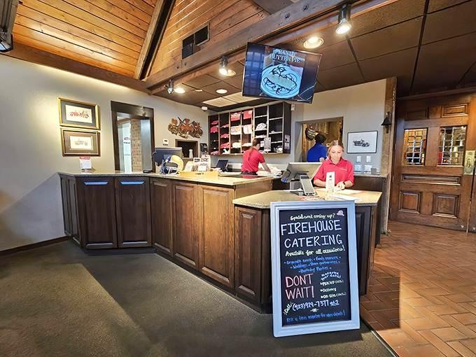 Behind every great barbecue joint is a team that keeps the smokers running and the sweet tea flowing, with digital menus announcing daily specials.