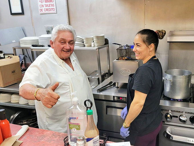 Behind every great restaurant is a team that treats food like art. That thumbs-up says everything about the pride in every plate.
