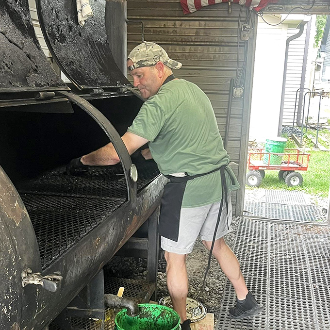 The staff keeping the barbecue dream alive, one perfectly smoked rack at a time.