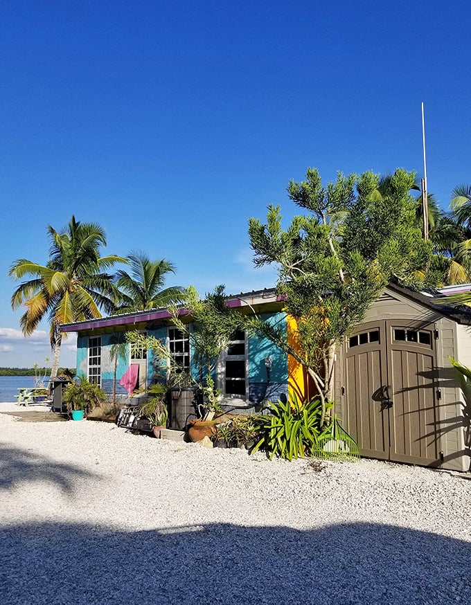 Beach cottages with personality to spare. This colorful hideaway proves that paradise doesn't need to be palatial to be perfect.