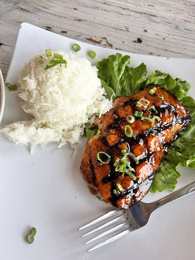 Teriyaki salmon so perfectly glazed and flaky, it converts fish skeptics faster than a televangelist on Sunday morning.