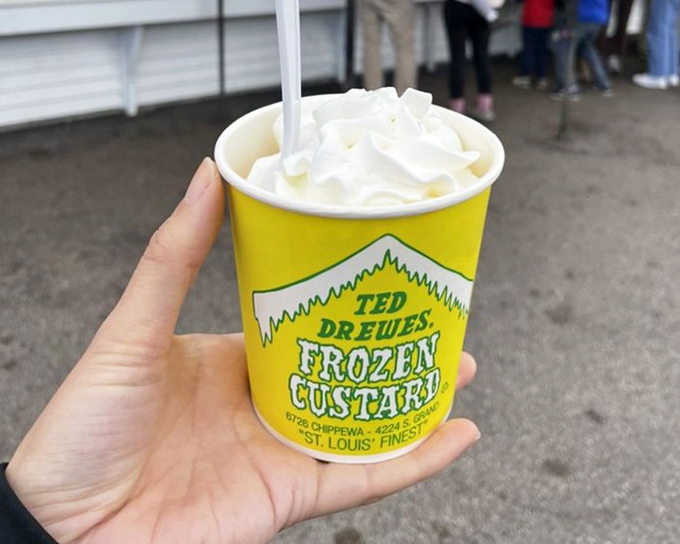 Cookies sandwiching vanilla custard&mdash;the handheld happiness device that makes you wonder why all cookies don't come with frozen custard centers.