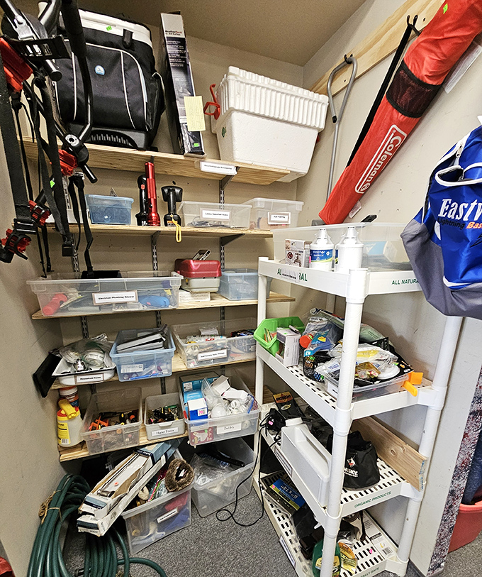 The tool corner: where DIY dreams begin and "I might need this someday" becomes your new shopping mantra.