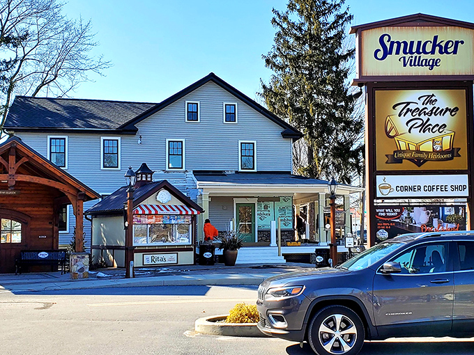 Smucker Village offers treasures beyond jelly – though let's be honest, their preserves alone would be worth the trip from Philadelphia.