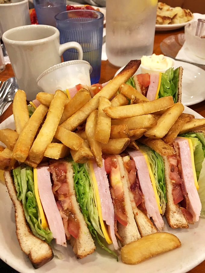 This club sandwich isn't playing around&mdash;it's stacked higher than your weekend plans and twice as satisfying.