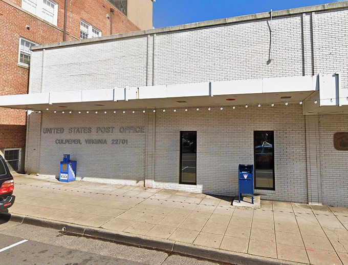 Even Culpeper's post office has that no-nonsense, mid-century charm that reminds us when mail was an event, not just bills and catalogs.