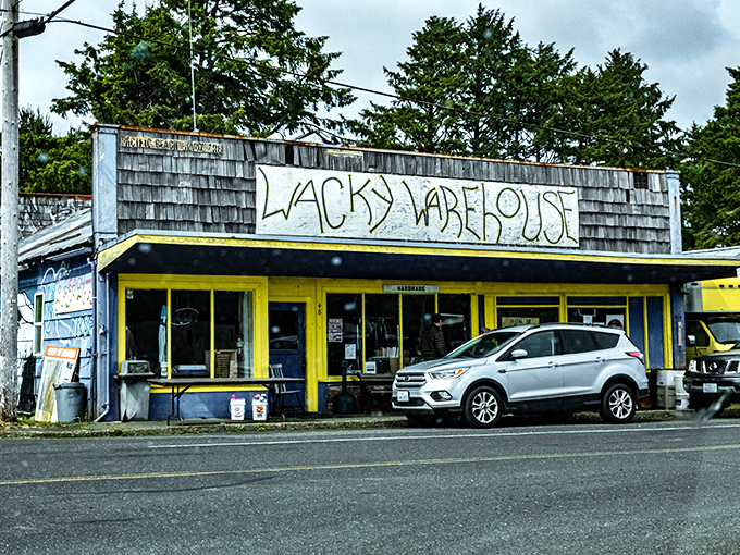 The Wacky Warehouse proves that coastal businesses, like the best character actors, don't need glamour to be unforgettable&mdash;just personality and a splash of yellow.