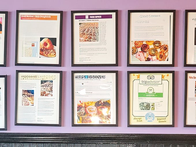 Those framed reviews and accolades aren't just decoration&mdash;they're proof that everyone else agrees this place rocks.