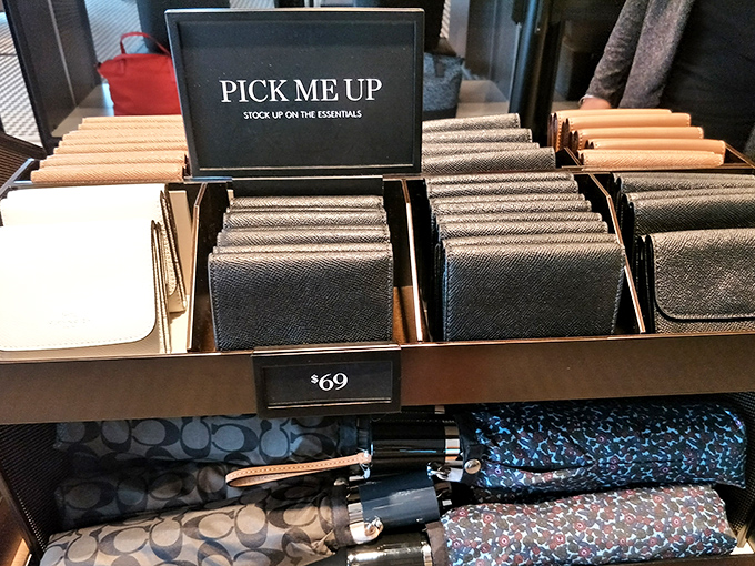"Pick me up," they whisper from their perfectly organized display. These wallets are ready to replace the duct-taped one in your pocket.