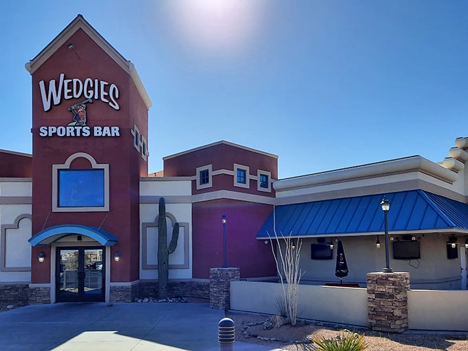 Wedgies Sports Bar brings that perfect blend of local watering hole and game-day destination, where everybody might not know your name yet, but they will.
