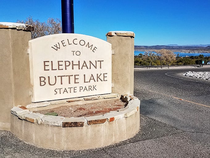 The entrance sign promises adventure beyond &ndash; like the opening credits to your own personal vacation movie. Cue the relaxation soundtrack. 