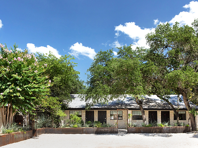 The inn beckons with modern Hill Country style, promising rest and rejuvenation wrapped in Texas hospitality done right.