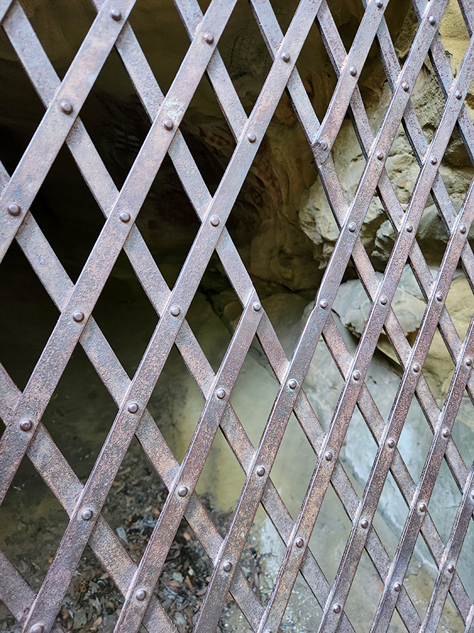 Through protective barriers, visitors glimpse the remarkable artistry of Chumash painters&mdash;their red, black and white pigments defying time like prehistoric graffiti artists.