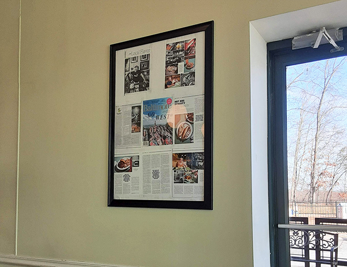 Wall of fame: where Baltimore memories meet modern comfort food dreams.