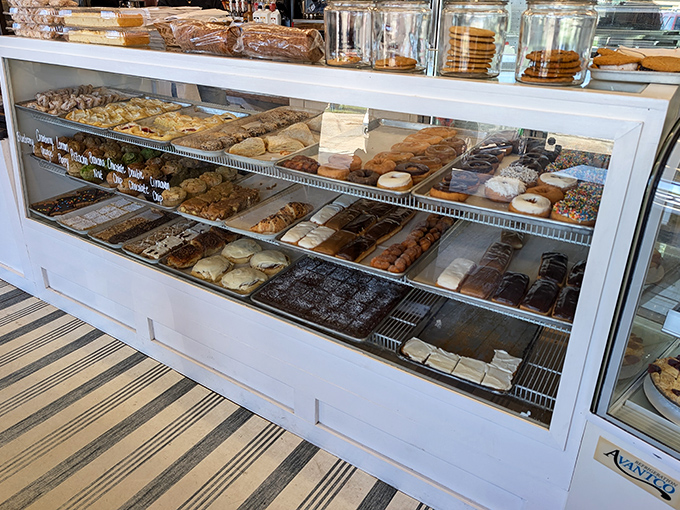 This display case isn't showing pastries&mdash;it's exhibiting edible art that makes choosing just one feel like Sophie's Choice: Bakery Edition.