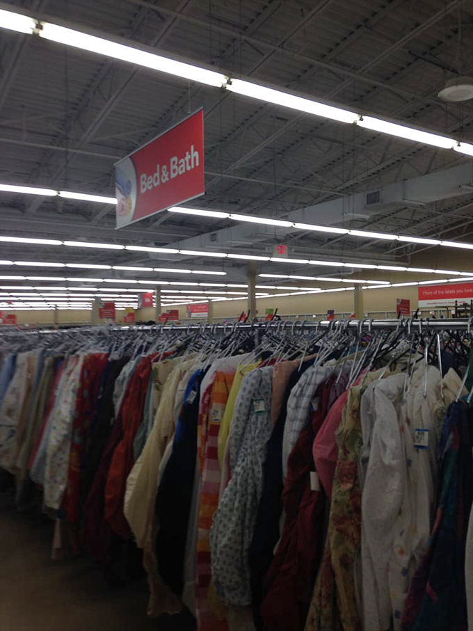 Under the "Bed & Bath" sign lies a wonderland of linens where your guest room can get a makeover for less than a fancy dinner.