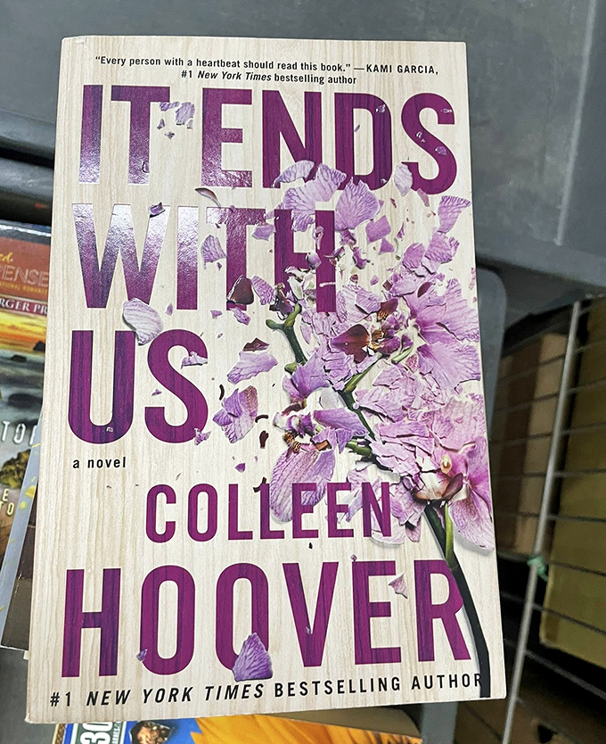 Colleen Hoover's bestseller for a fraction of bookstore price. Someone finished the last page, wiped away tears, and passed it forward.