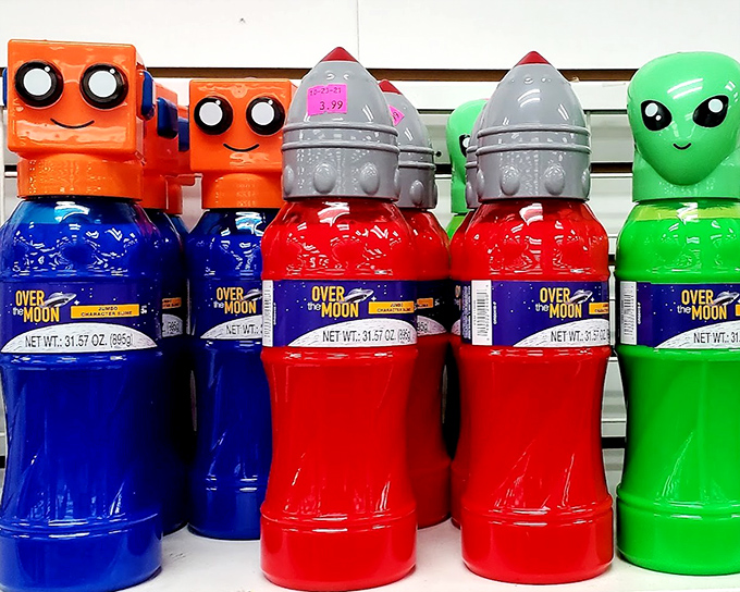 Space-themed bubble solution bottles that promise otherworldly fun. Even aliens know a good deal when they see one.