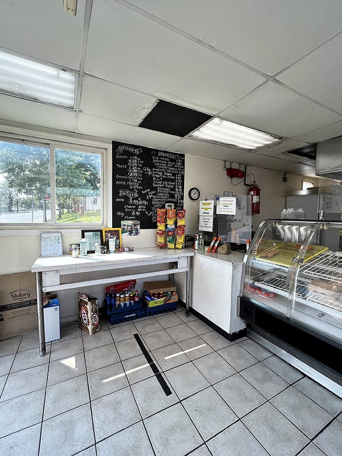 Morning light streams through windows, illuminating the simple charm of a place that prioritizes substance over style.