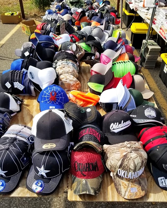 Cap-tastic collection featuring hometown pride! Those Oklahoma hats aren't just headwear&mdash;they're wearable statements of Sooner State loyalty waiting for their next owner. 