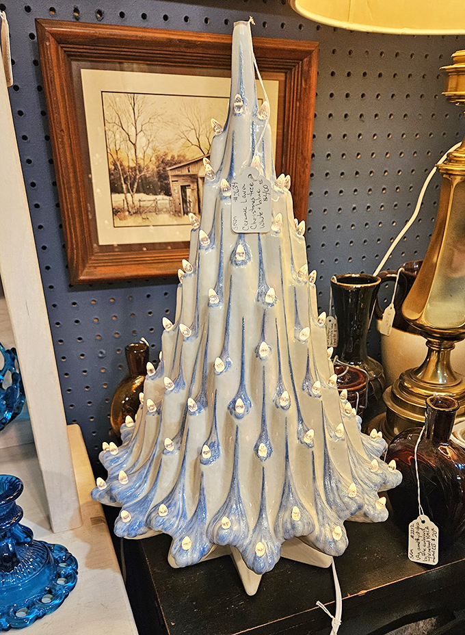 A ceramic Christmas tree that's illuminated holiday gatherings since polyester was considered high fashion. Pure nostalgic magic.
