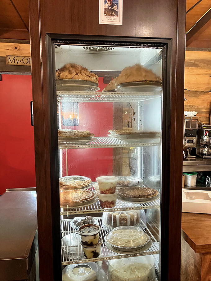 That dessert case tempts you with homemade pies and treats, silently judging your willpower as you walk past multiple times.