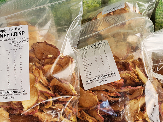 Dried apple chips beckon snack enthusiasts with their simple ingredients and satisfying crunch—proof that some of life's best treats require no refrigeration.