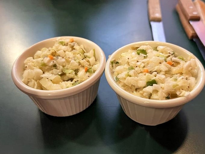 Coleslaw so fresh and crisp it's not just a side&mdash;it's the essential counterpoint in the barbecue symphony.