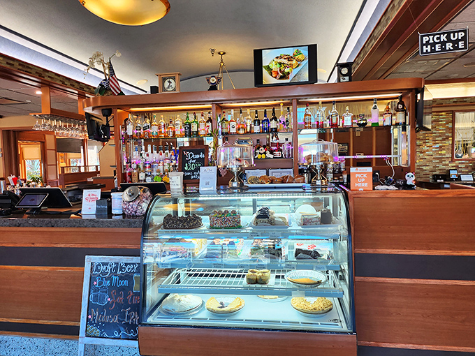 The dessert case&mdash;where willpower goes to die. Those cakes aren't just displayed; they're exhibited like the culinary art they truly are.