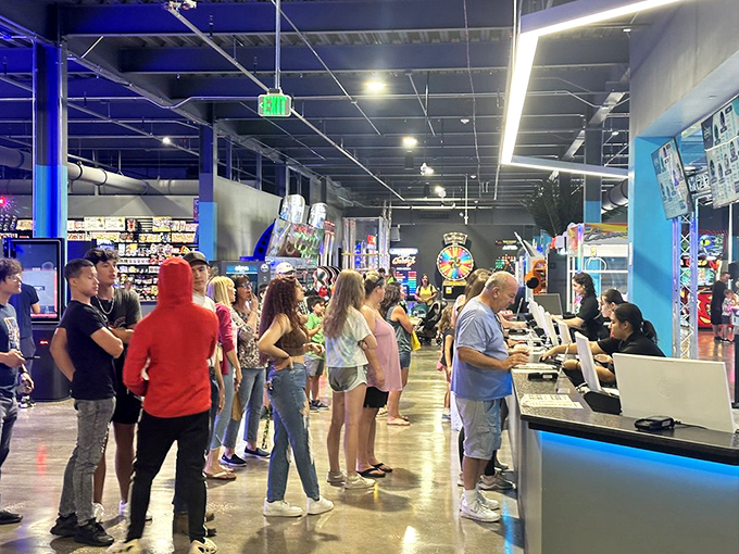 The ticket counter: that magical place where children learn advanced mathematics by calculating exactly how many more games they need to win that giant stuffed unicorn.