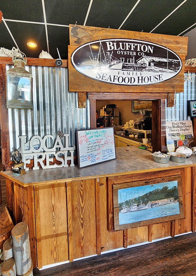 "LOCAL FRESH" isn't just a sign here &ndash; it's a promise written in wood and backed up by generations of seafood know-how.