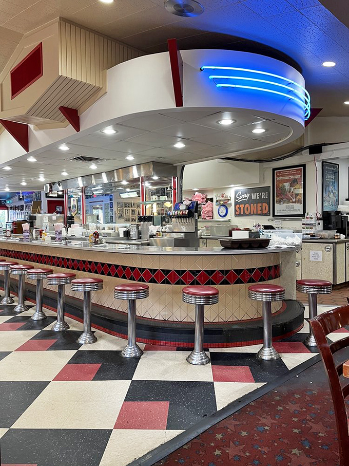 The counter isn't just where orders are taken&mdash;it's front-row seating to the greatest show in town. Those stools have witnessed more first dates than a movie theater.