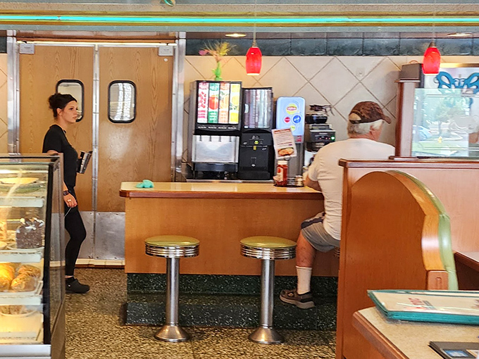 The counter&mdash;where solo diners find community and the short-order ballet unfolds. It's dinner theater where the tickets cost less than Broadway but the reviews are better.