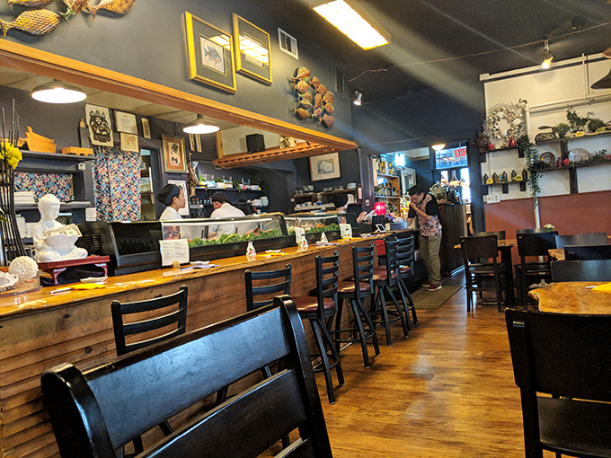 The sushi counter &ndash; where chefs perform culinary magic that would impress even the most discerning Japanese grandmother.