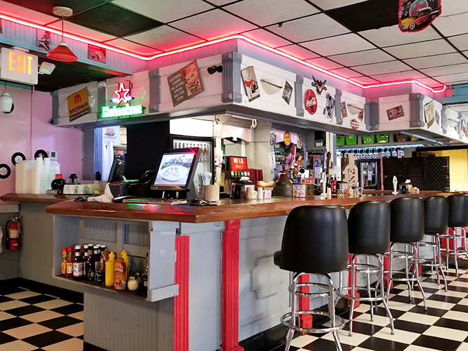 The counter where magic happens&mdash;where coffee cups are never empty and the staff knows the regulars before they even sit down.