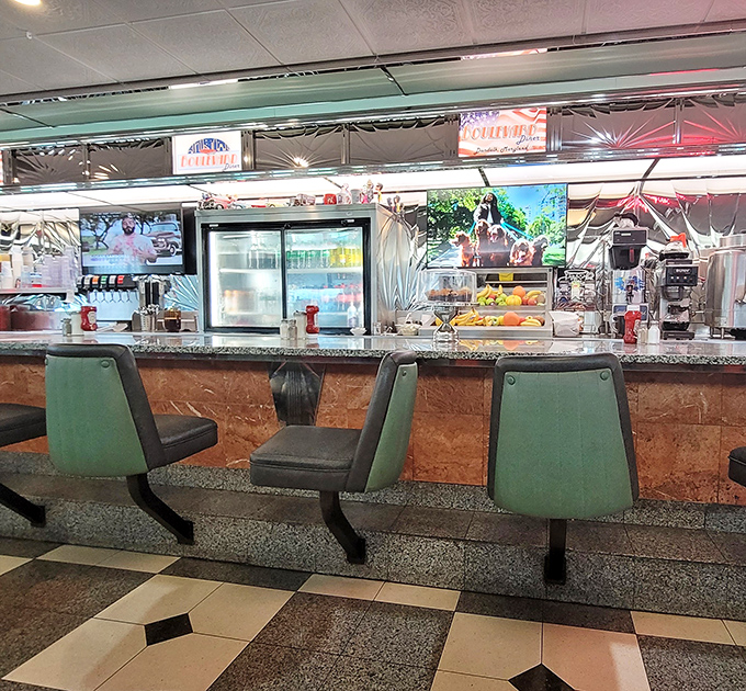 The counter seating&mdash;where solo diners become temporary members of the Boulevard family and the best local gossip is served alongside your meal.