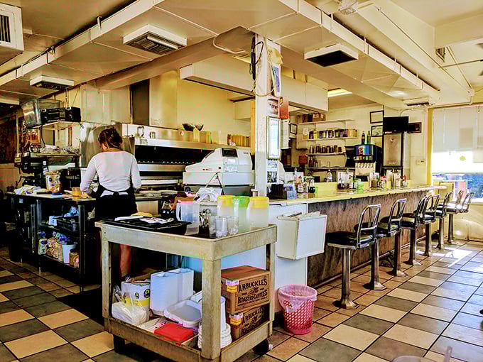 The diner counter&mdash;where strangers become friends and everyone has an opinion on the best way to eat hash browns. Democracy in action.