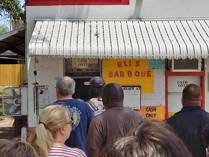 The line forms early at Eli's &ndash; a testament that some things are worth waiting for, especially when smoke signals promise greatness.