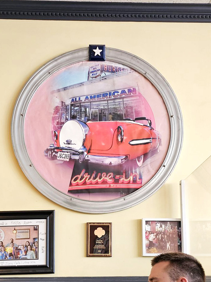 Nostalgia served daily &ndash; vintage Americana decorates Joe's walls, reminding us of a time when drive-ins were king and classic cars weren't just for collectors.