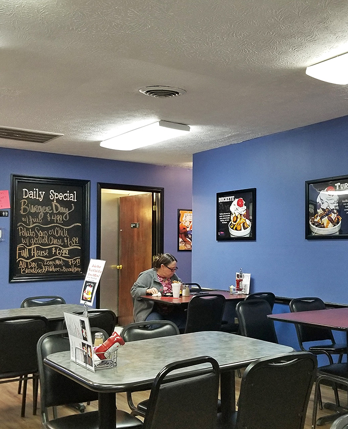 The daily specials board&mdash;where "Burger Day" isn't just two words but rather an event worthy of marking your calendar.